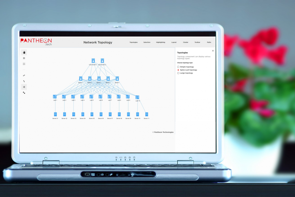 Network Topology Visualization Component - lighty.io